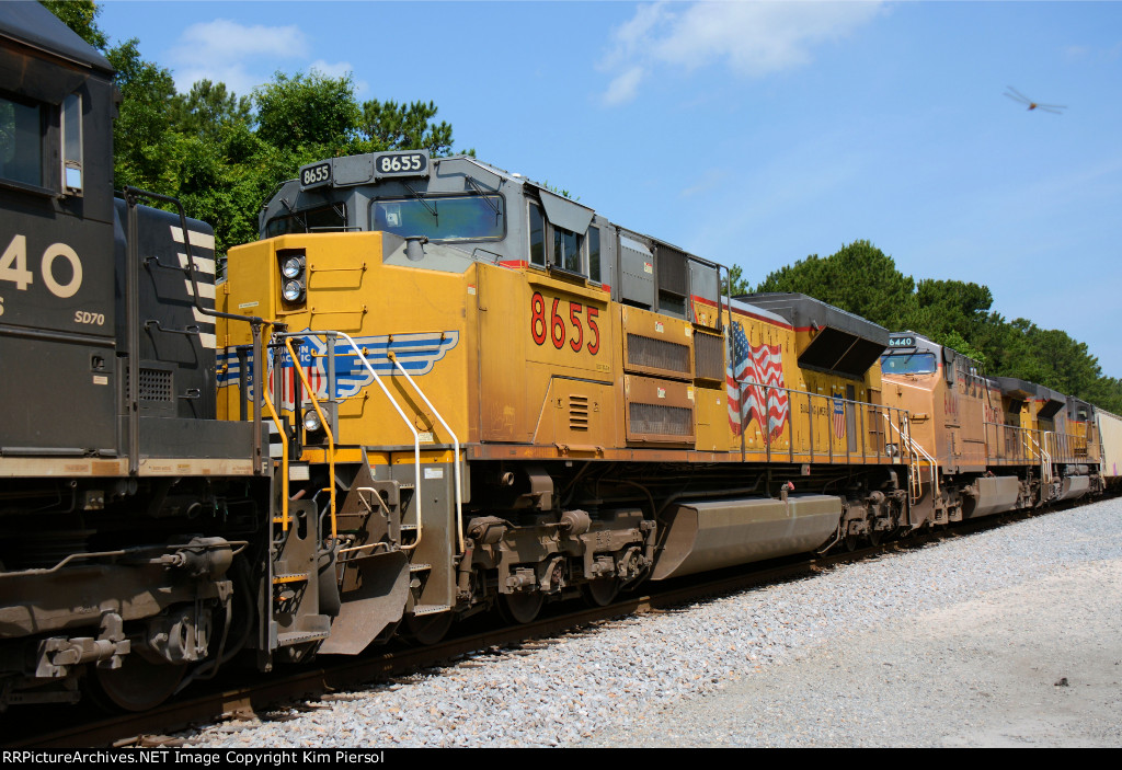 UP 8655 and a Dragonfly